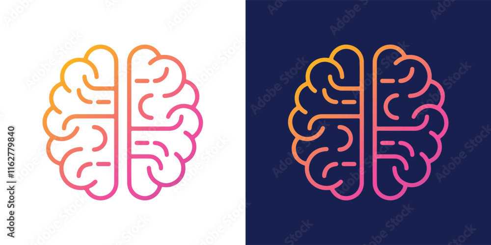 Artificial Intelligence AI Chip in Human Brain. AI Technology ...