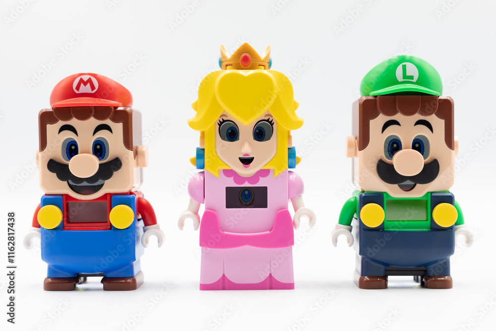 Nakhon Si Thammarat, Thailand - December 28, 2024 - LEGO Super Mario ...