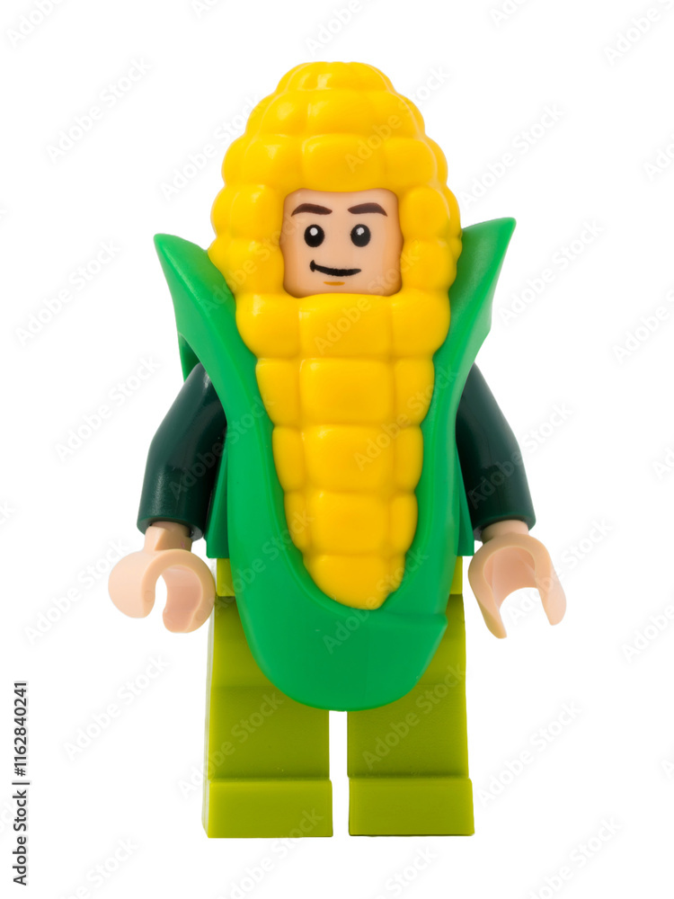 Dortmund - Deutschland 17. November 2024 Lego Minifigure Maiskolben ...