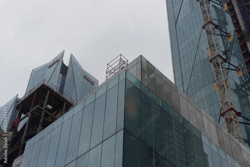 exterior building facade and sign of CIBC Square (Canadian Imperial ...