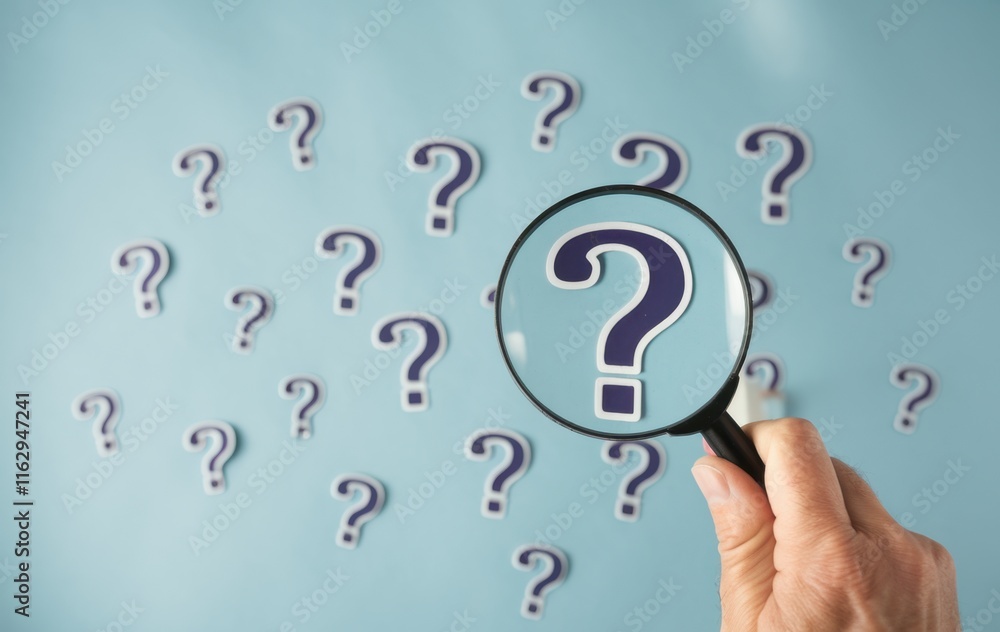 Root Cause Analysis: Problem Solving with Magnifying Glass and Question ...