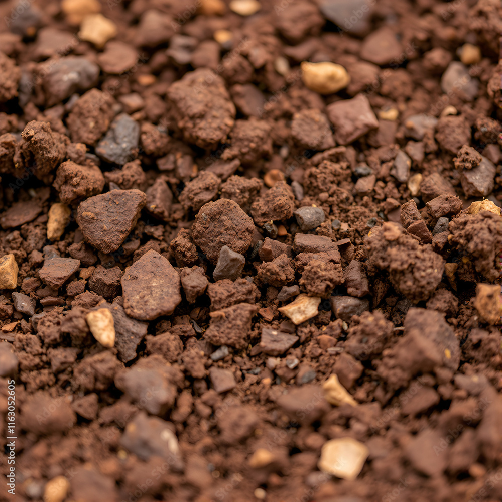 close image dynamic soil showcasing rich vibrant textures detail ...