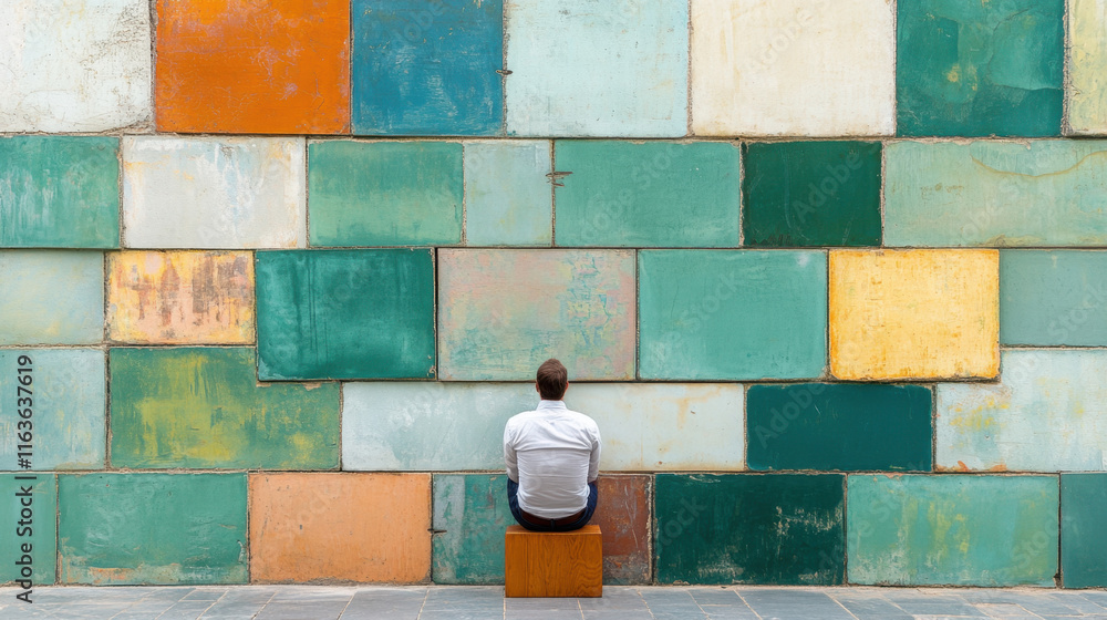 Introvert, A digital artwork featuring the theme of chaos interpreted ...