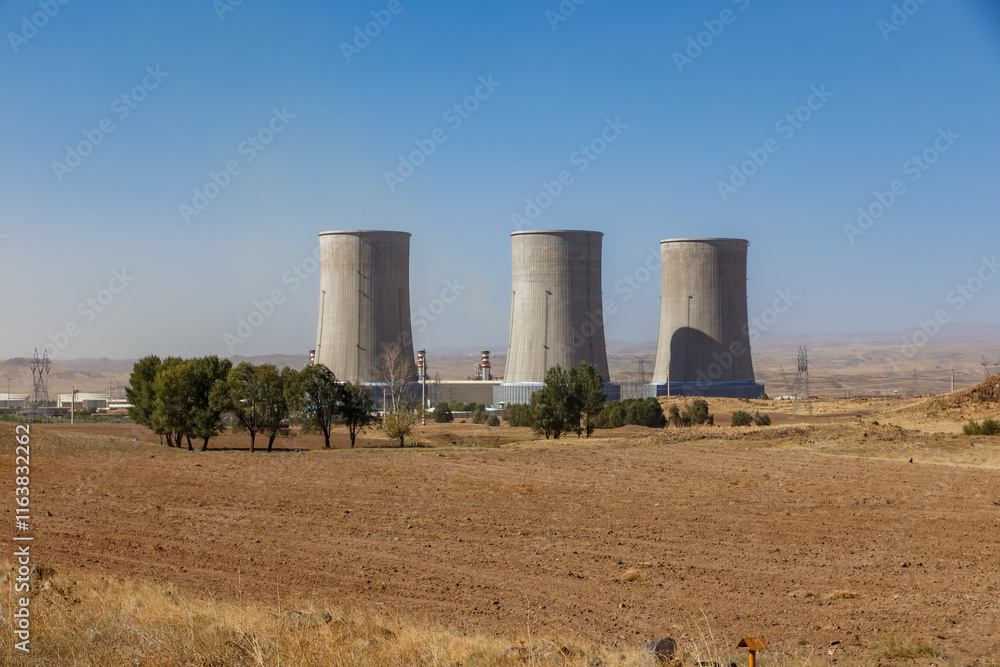 Ardabil Province, Iran - September 29, 2024: Sabalan Combined Cycle ...