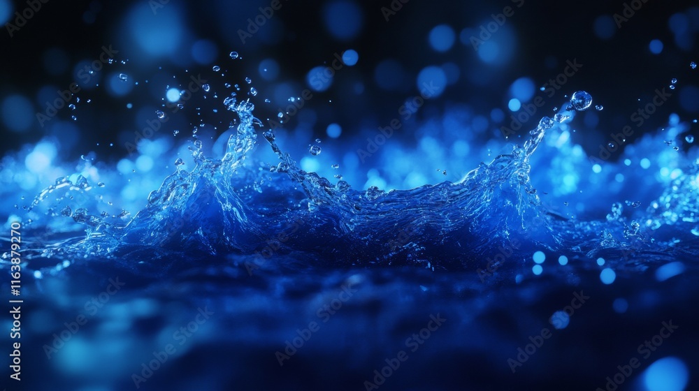 Water splash, vfx game cartoon video effects set. 2d liquid drops ...