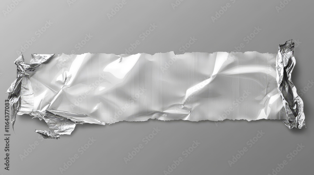 Plastic transparent clear wide duct tape sticker label. Adhesive ...