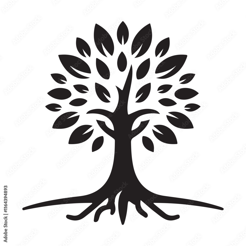 silhouette Vector tree line drawing , Side tree, graphics trees ...