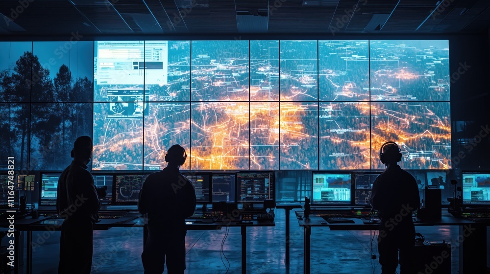 AI analyzing disaster scenarios to optimize emergency response and ...
