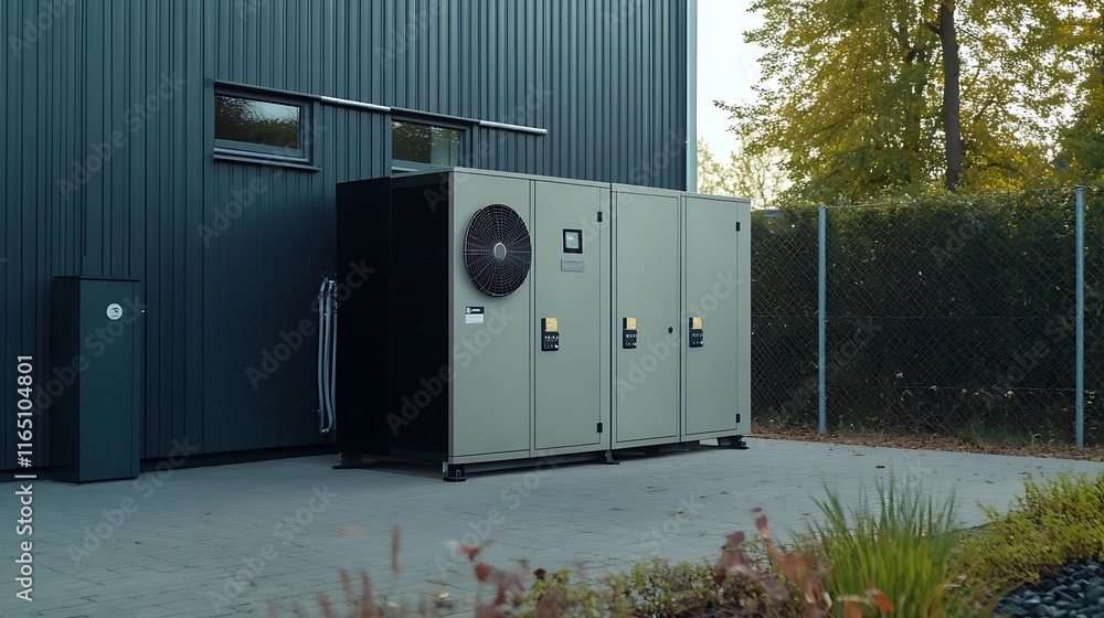 Modern Industrial Heat Pump System: Efficient and Sustainable Energy ...