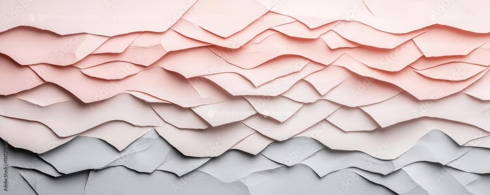 Torn abstract background concept. Abstract layers of paper in soft ...