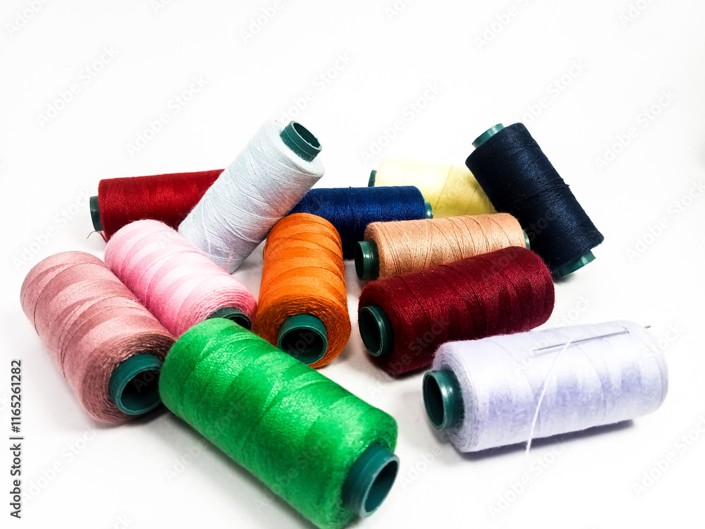 nylon sewing thread in roll form, various colors of sewing thread ...