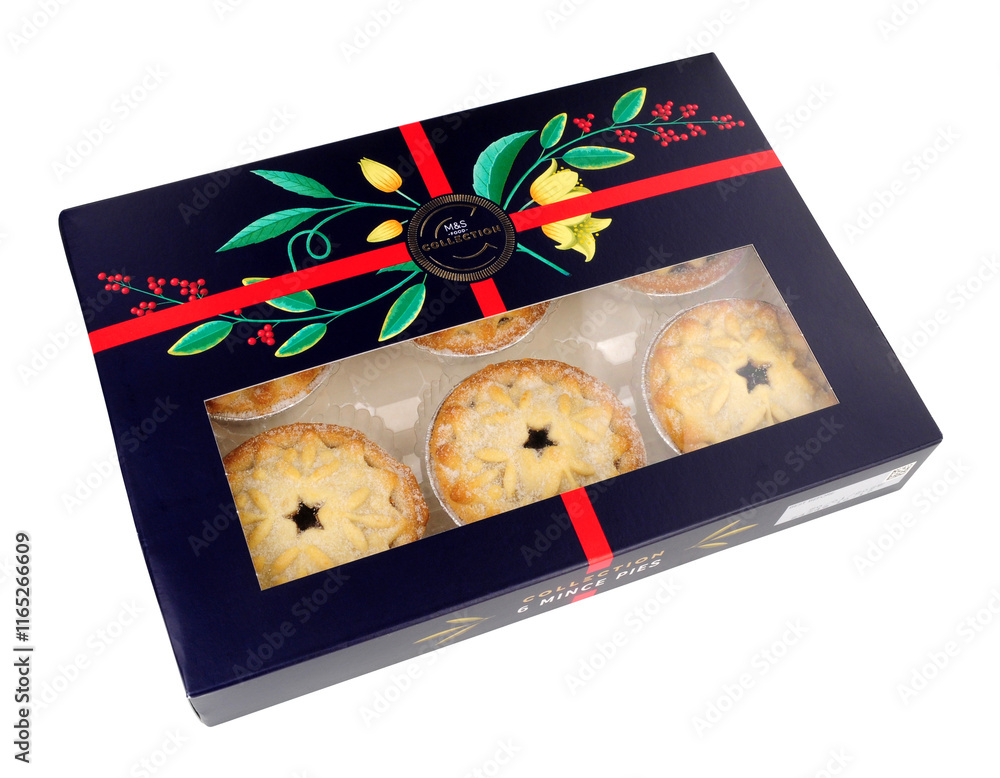 M and S food collection Christmas mince pies with all butter shortcrust ...