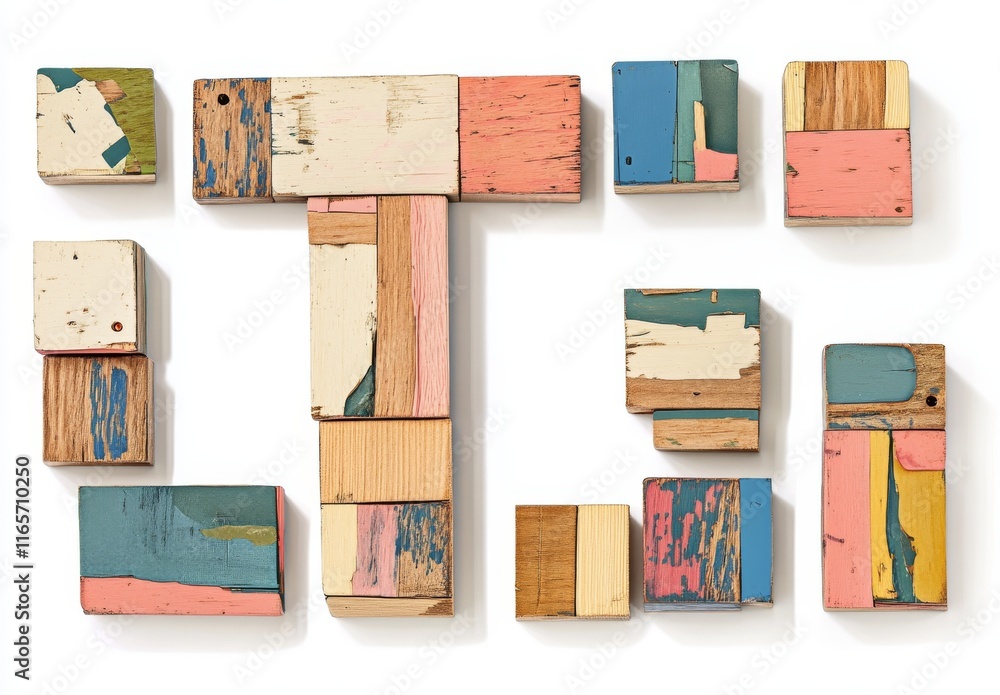 Use newspaper cutouts to form the letter T in your scrapbooking crafts ...