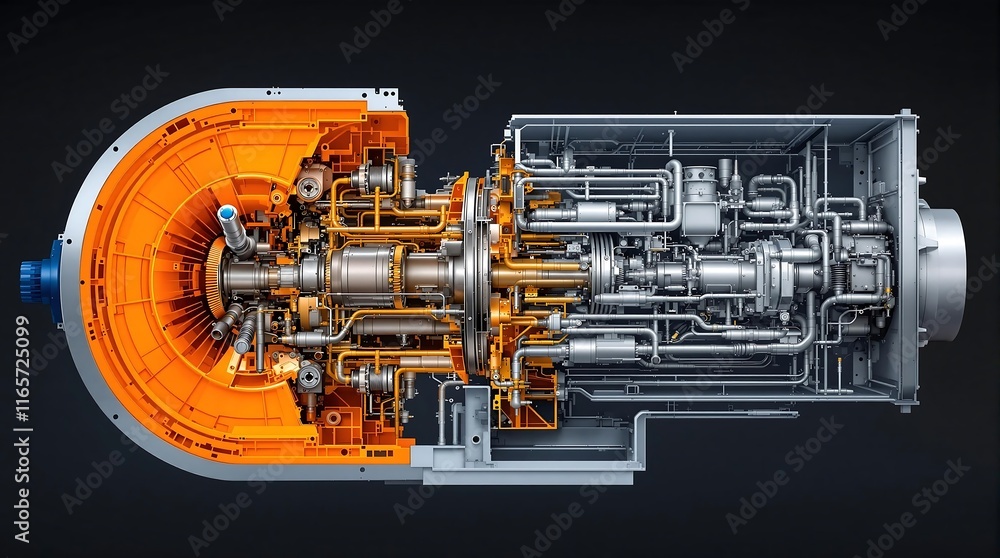 Cutaway Diagram of Small Modular Reactor, Highlighting Internal ... Cutaway Diagram of Small Modular Reactor, Highlighting Internal ...