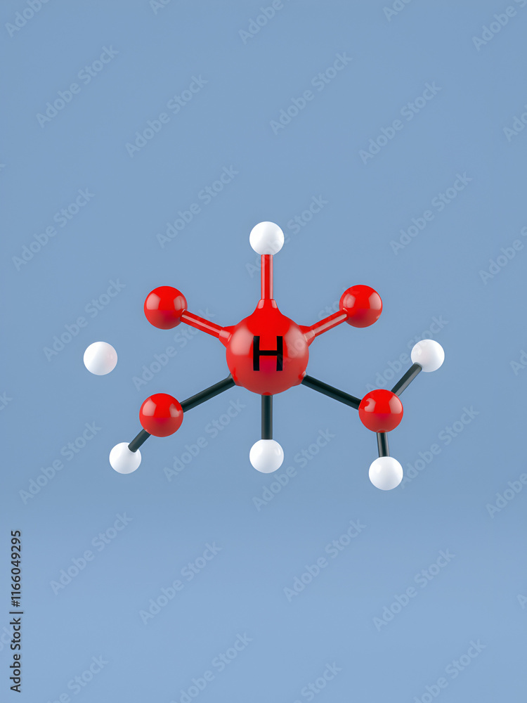 Stock-Foto „melamine molecule, molecular structure, trimer of cyanamide ...