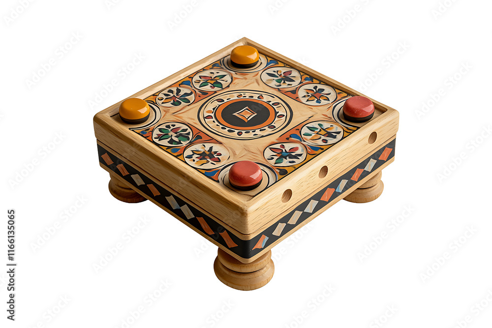 Kids Carrom Isolated on Transparent Background PNG Image. Stock Photo ...