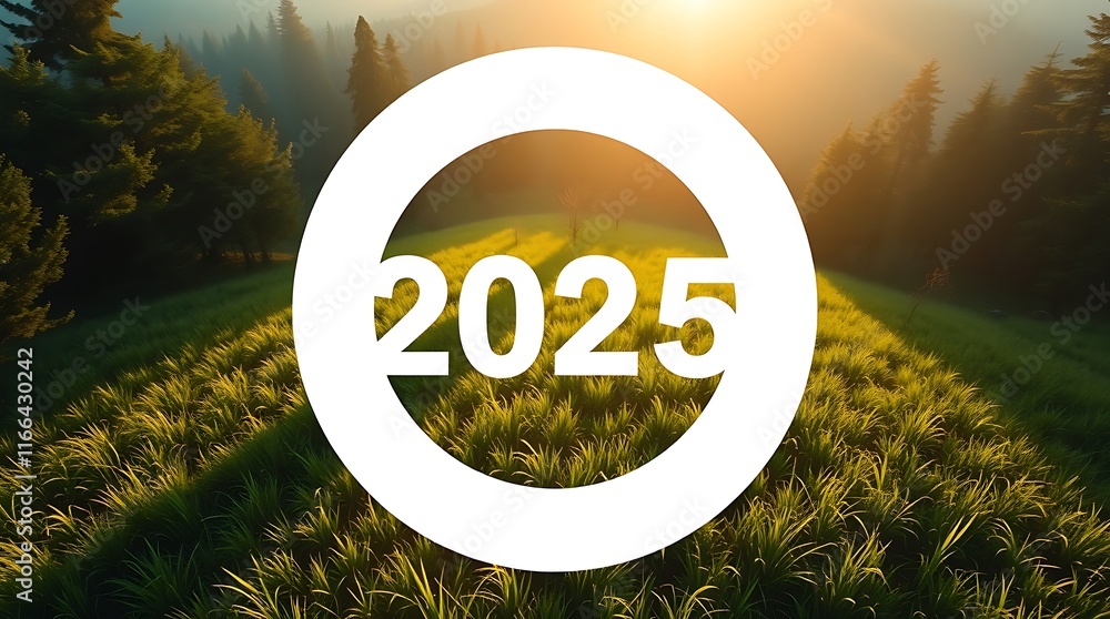 an aerial view of a lush green forest in 2025, a world map incorporated ...