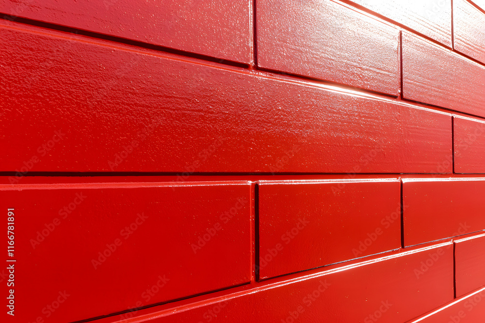 smooth red wall with glossy finish, featuring faint patterns that add ...