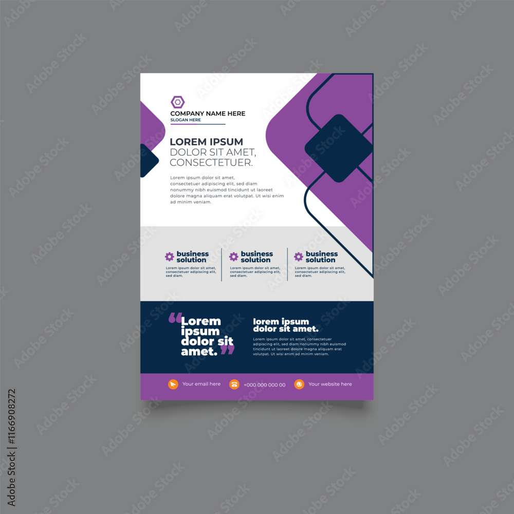 2025 New business flyer design, corporate and modern template ...