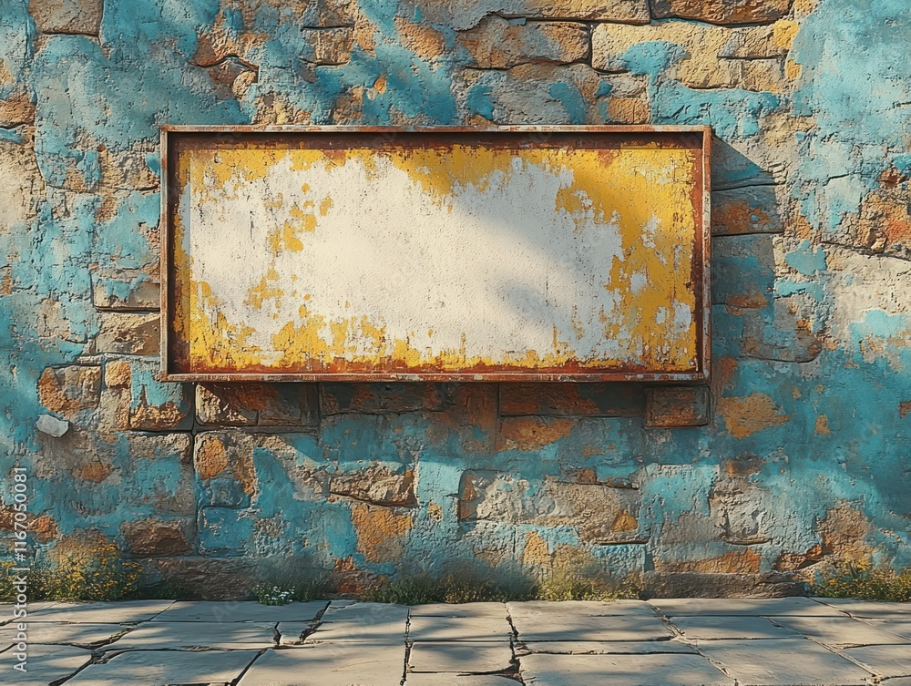 Blank Billboard Mockup for School Campus Events and Announcements Stock ...