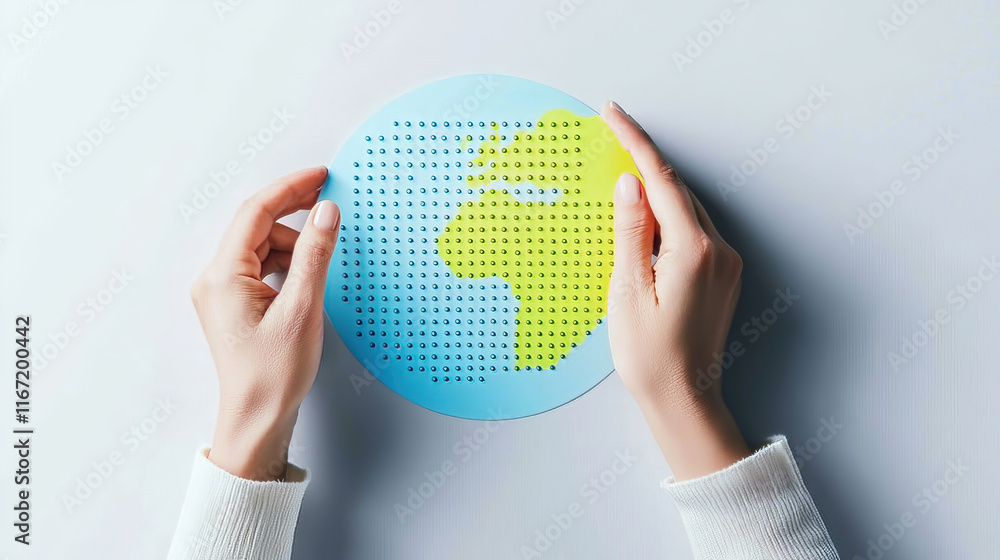 Stock-Illustration „Braille is a language of innovation. It enables ...
