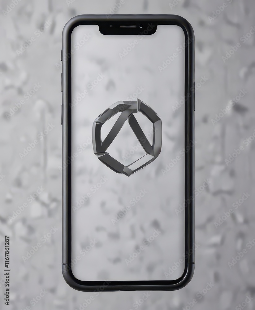 Simple click-through link art symbol for mobile apps and websites ...