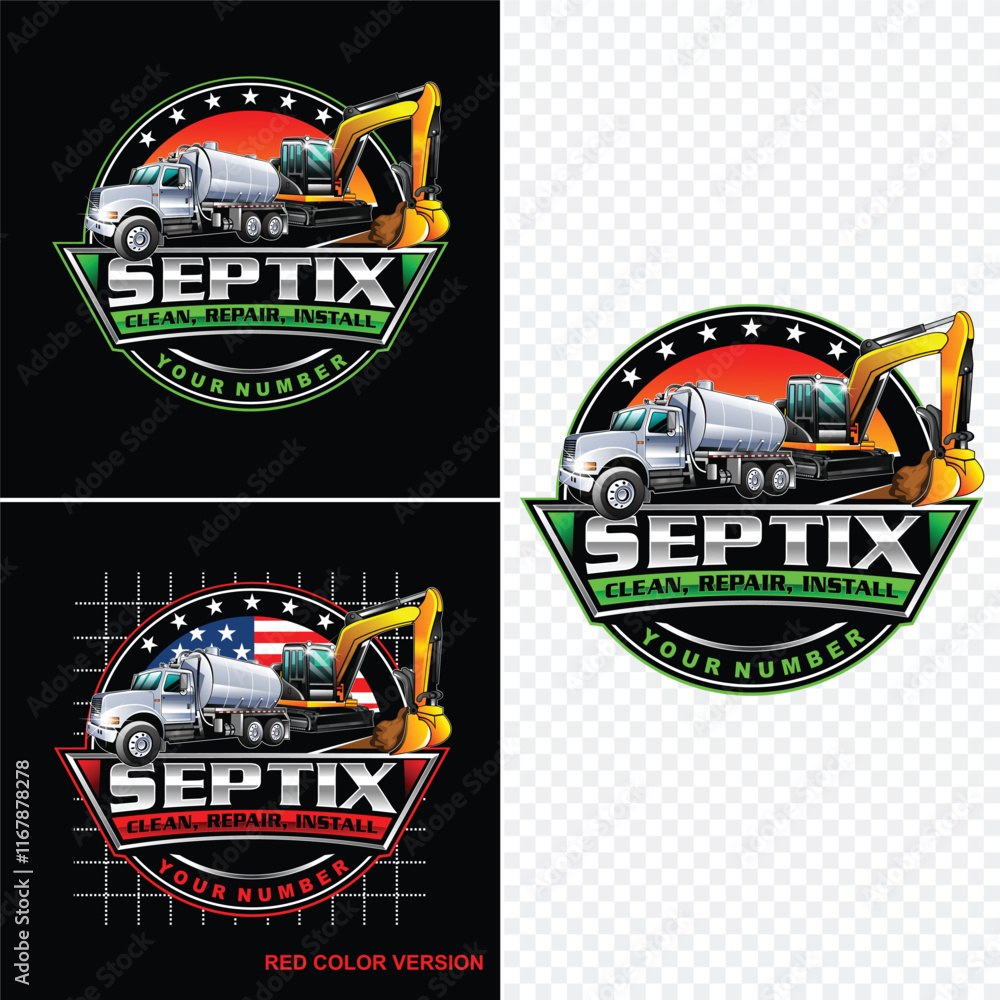Illustration graphic vector of septic tank clean service logo design ...