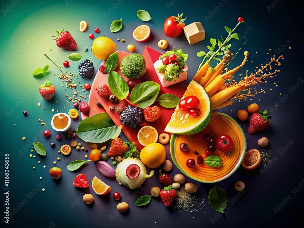 Abstract Food Photography Background: HD Wallpaper for Desktop ...