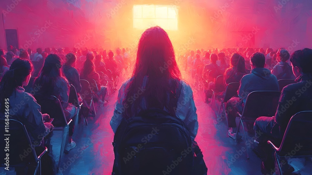 Classroom of Diverse Students Exploring Career Paths and Future ...