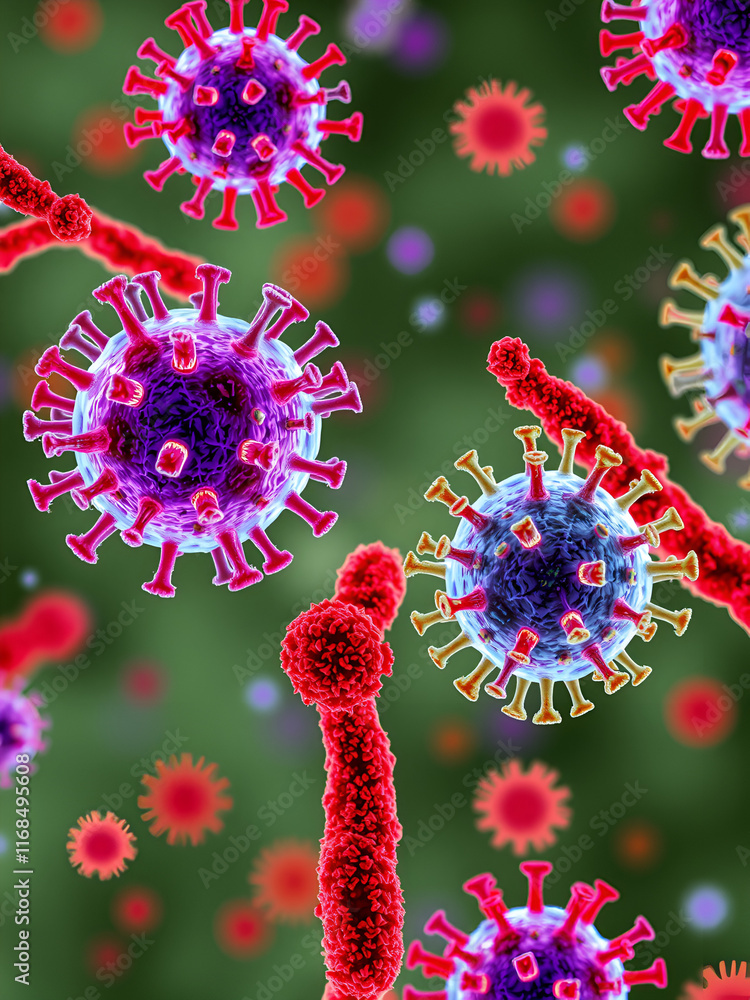 Pathogenic bacteria and viruses , Microscopic germs that cause infectious diseases , Viral and ...