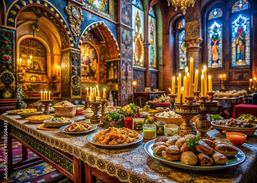 Coptic Church Festive Food: Traditional Dishes & Intricate Decorations ...