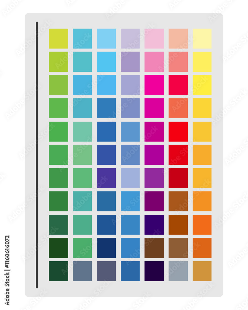 Png color palette icon, transparent background Stock Illustration ...