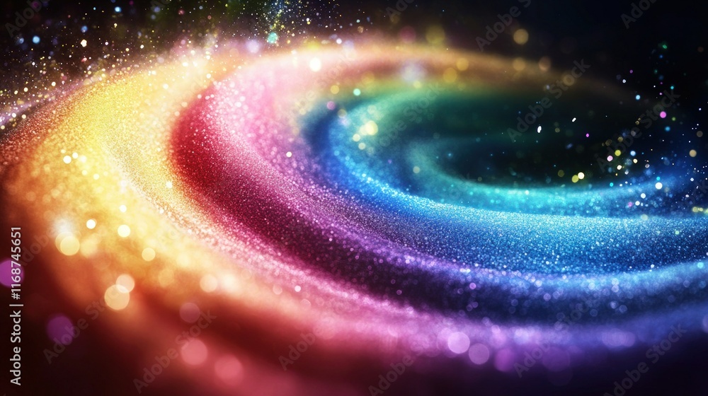 Bright and bold color palette in a seamless artistic fusion Stock Photo ...