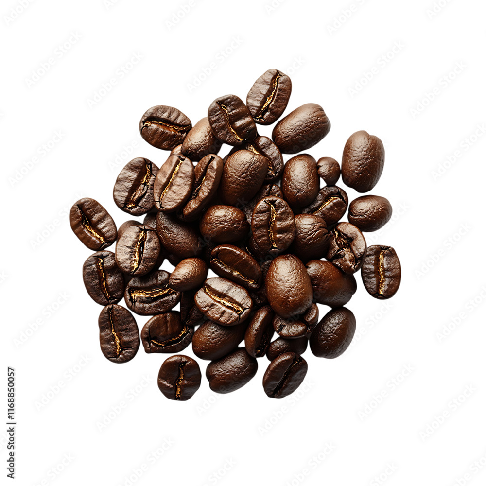 coffee bean isolated on a transparent background, in PNG format, coffee bean PNG Stock Photo ...