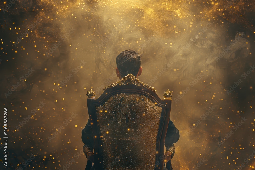 Emotional concept focusing on inner challenges and feelings of imposter ...