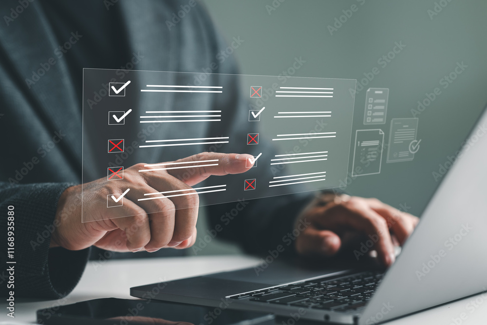 Document management system DMS. Assessment form, questionnaire ...
