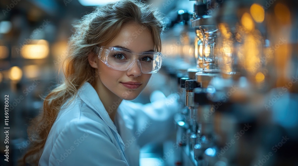 Scientists conducting differential scanning calorimetry analysis Stock ...