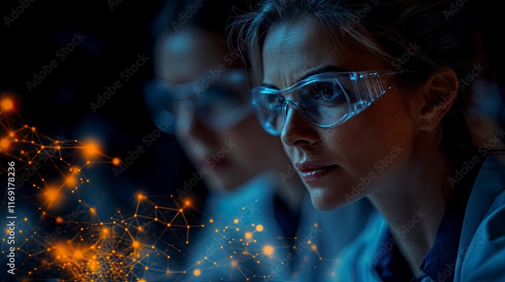 Scientists conducting differential scanning calorimetry analysis Stock ...