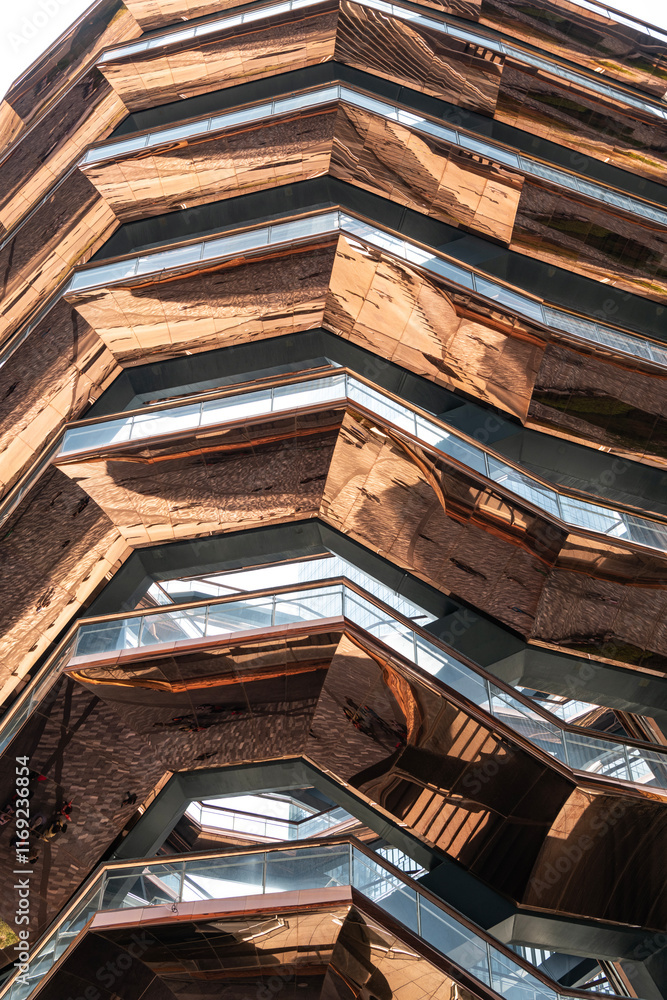 New York City, USA - April 28, 2024: Modern architecture building ...