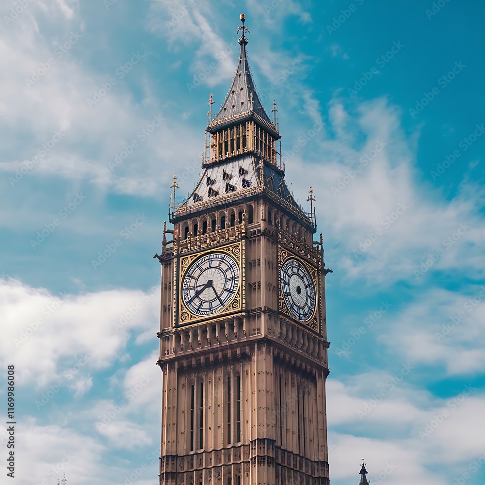 big ben clock tower Stock Illustration | Adobe Stock