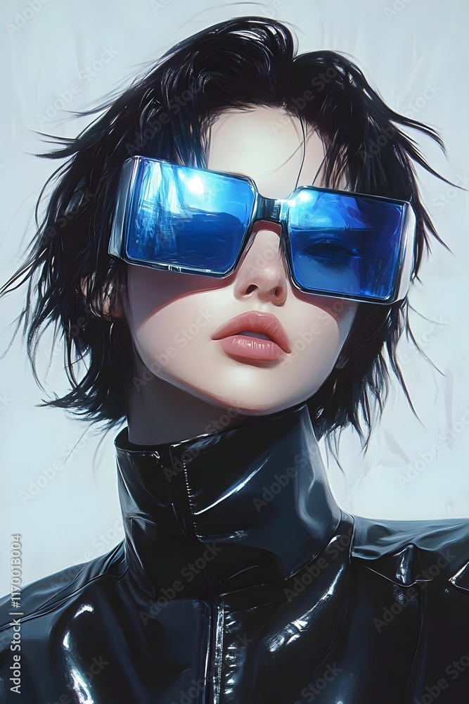 model wearing sunglasses and a trench coat, she is a spy escaping the ...