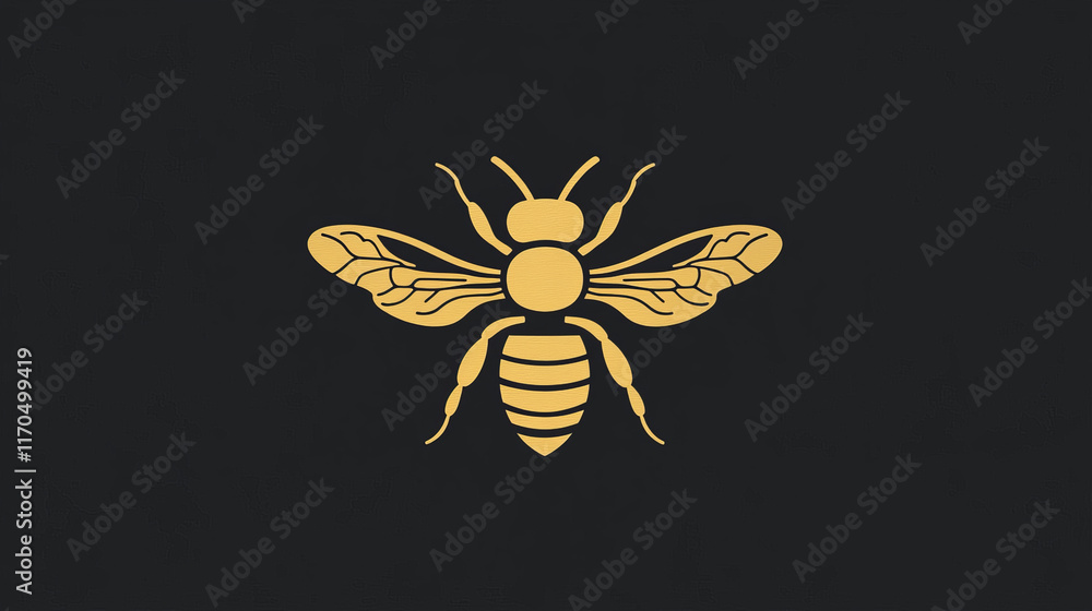 Honey bee, beekeeping icons. Apiary symbols of vector bee insects ...