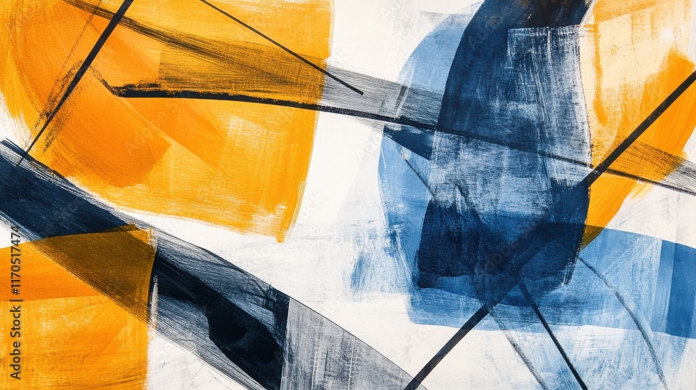 Exploring dynamic relationships between muted amber and blue pencil ...