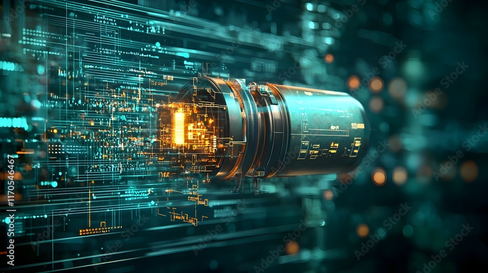 Illustration Stock Quantum Computing Demonstrating the Gibbs Free ...