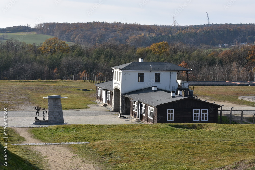 Gross-Rosen Museum in Rogoznica, former German Nazi concentration camp ...