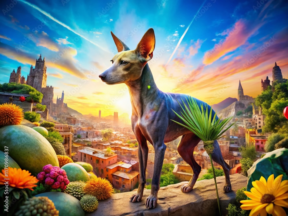 Majestic Mexican Dog Breeds: Double Exposure Photography of ...