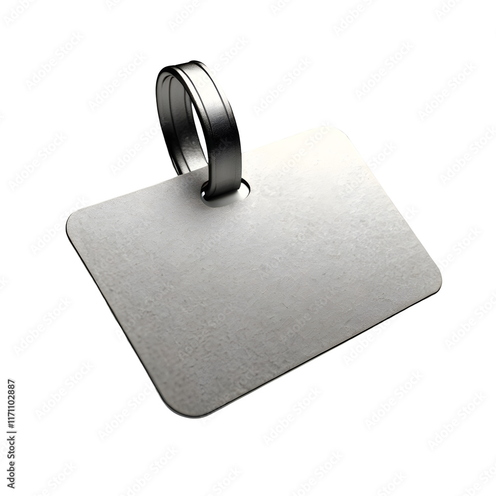 Blank price tag 3D render icon with transparent background. Price tag ...