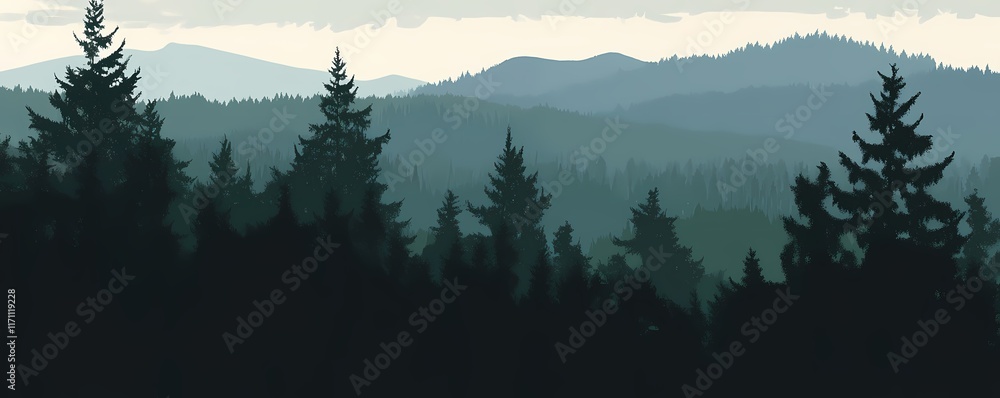 Flat Matte Dark Forest Green Desktop Background with Bold and Clean ...