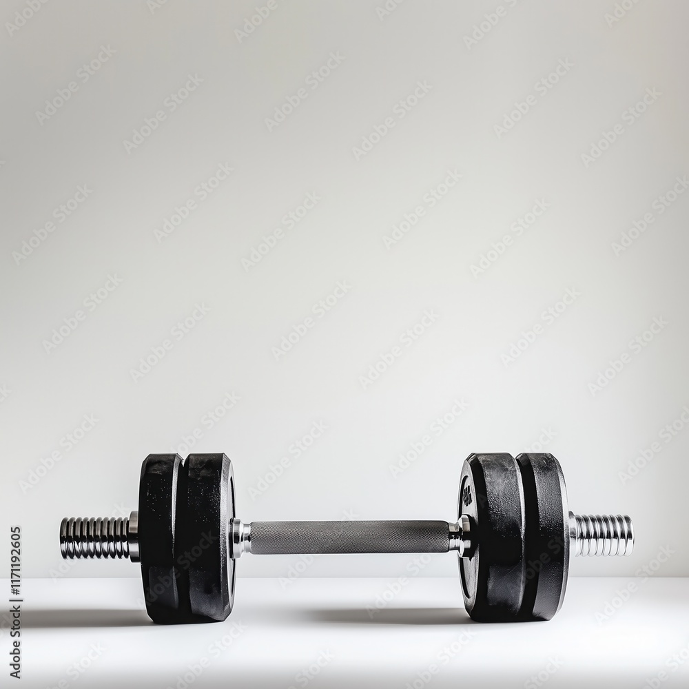 Dumbbell Exercise for good health. backdrop for idea concept art work ...