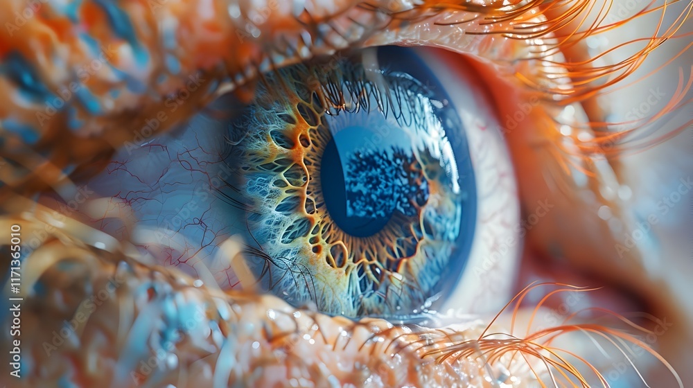 Detailed 3D Holographic Anatomy of the Human Eye with Retina and Optic ...